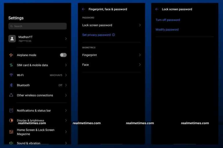 5 Different Ways to Lock or Unlock Your Realme Smartphone