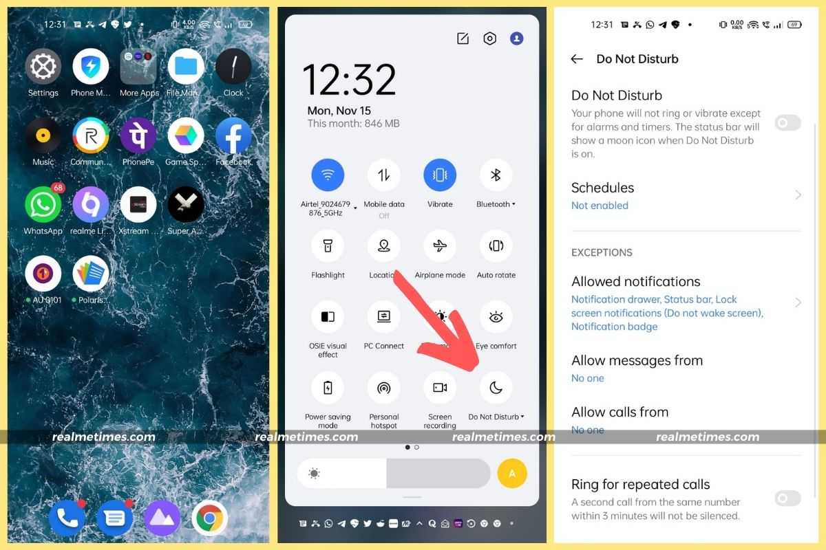 How To Customize And Use The Do Not Disturb DND Mode In Realme UI how-to-customize-and-use-the-do-not-disturb-dnd-mode-in-realme-ui